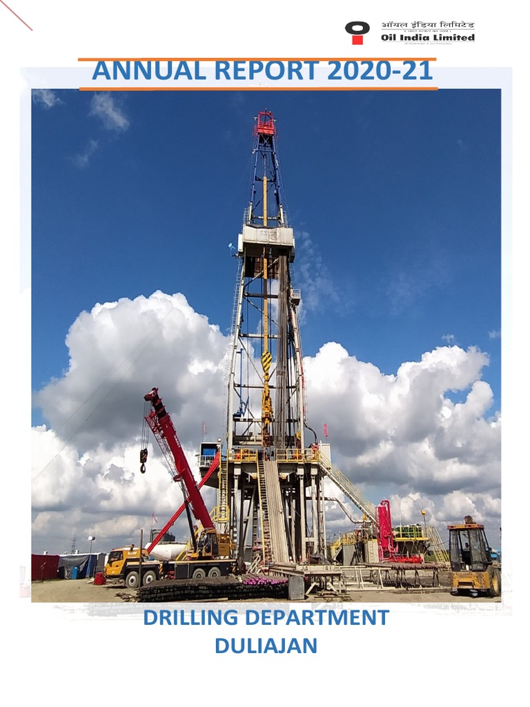Annual Report Drilling 2020-21 | PDF | Drilling Rig | Casing (Borehole)