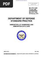 MIL-STD-662F Balistic Test For Armor | PDF | Projectiles | Ammunition
