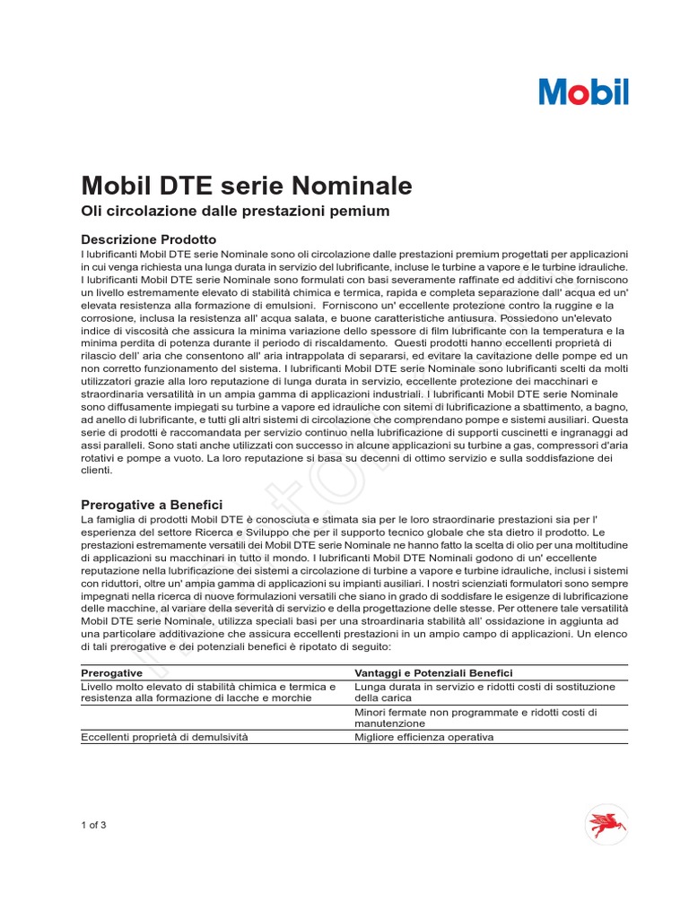 OLIO Mobil Dte | PDF