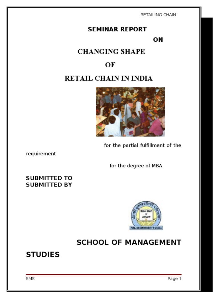 Changing Landscape of Retail in India: An Analysis of the Growth and ...