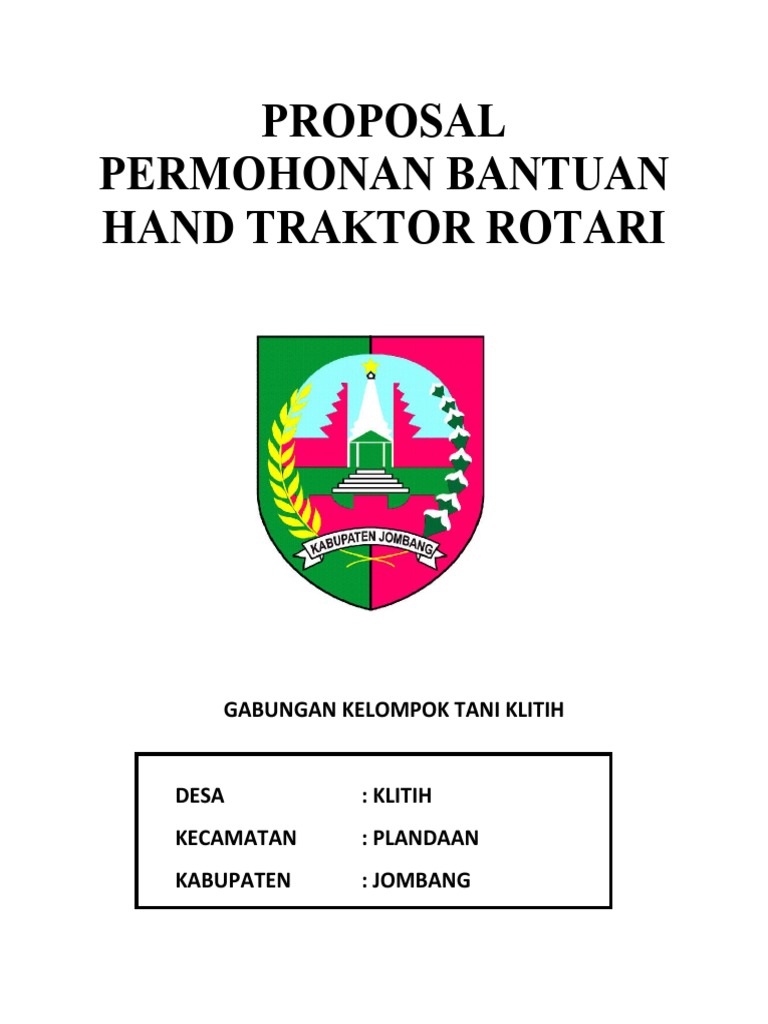Hand Traktor Gabungan Klitih | PDF