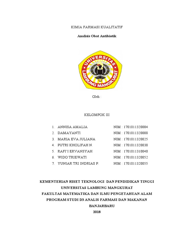 Makalah Kel.3 Ampisilin | PDF