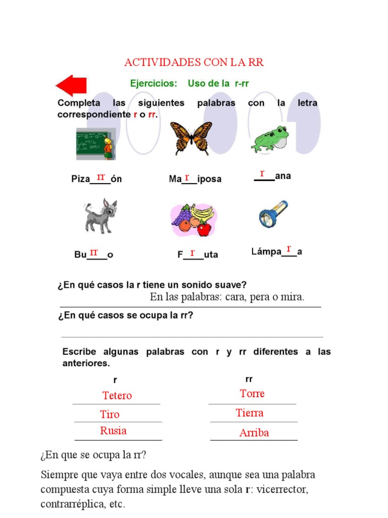 Actividades Con La RR