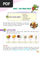 Food and Health Class 4 | PDF | Wellness