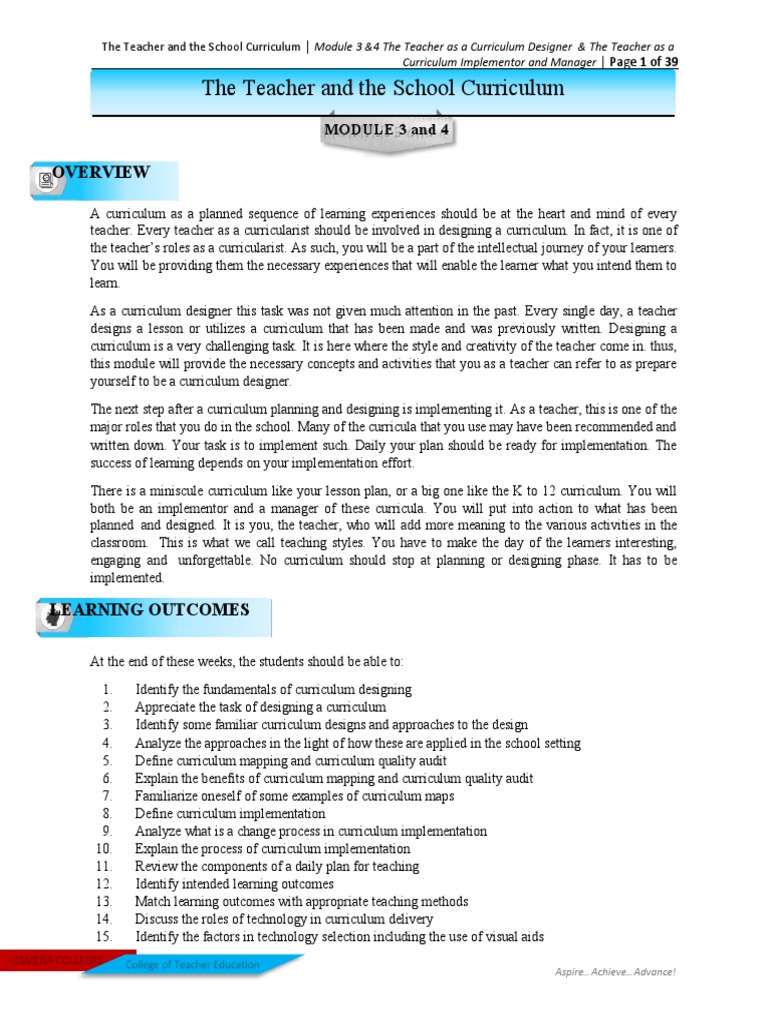 Prof Ed 9 2 Pdf Curriculum Educational Assessment