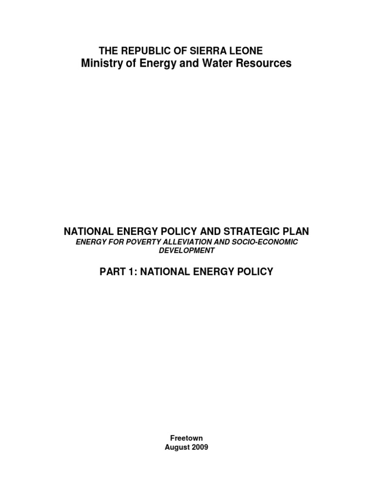 National Energy Policy | PDF | Renewable Energy | Solar Power