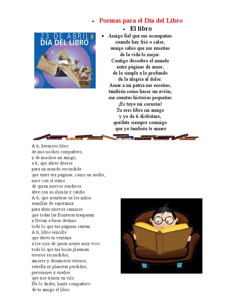 Poemas para El Día Del Libro | PDF