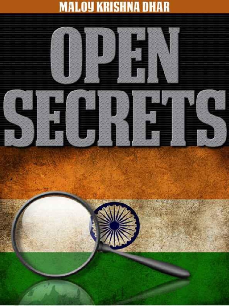 Open Secrets by Maloy Krishna Dhar | PDF | National Security | Government