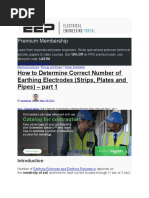 Earthing Strip Calculation PDF | PDF | Electrical Resistance And ...