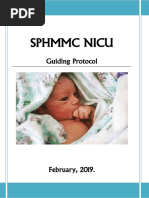 NICU - Policies, Procedures and Protocols | PDF | Neonatal Intensive ...