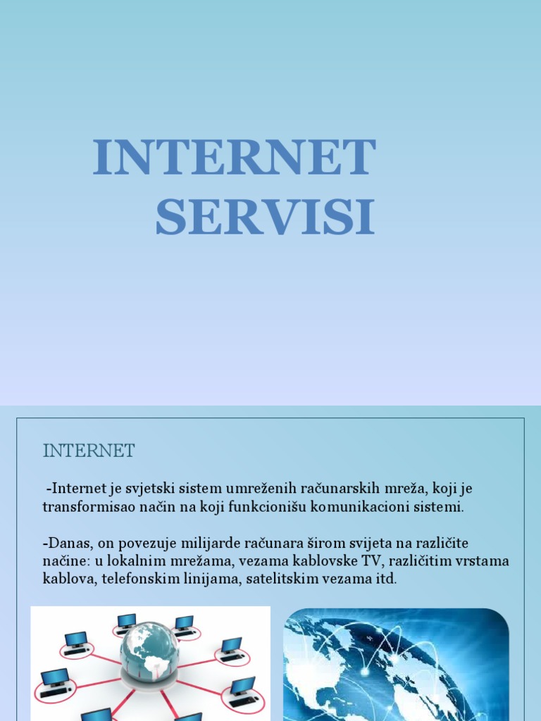 Internet Servisi - Sara Ćosić | PDF