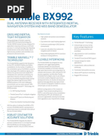 Trimble r7 Gnss Datasheet PDF | PDF | Global Positioning System | Surveying