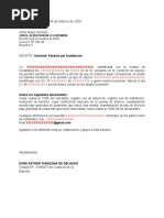 Carta Solicitud Pensional | PDF