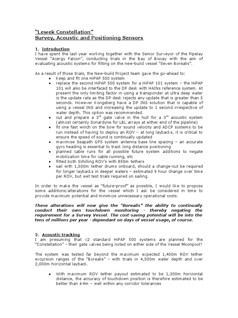 Lewek Constellation | PDF | Inertial Navigation System | Science