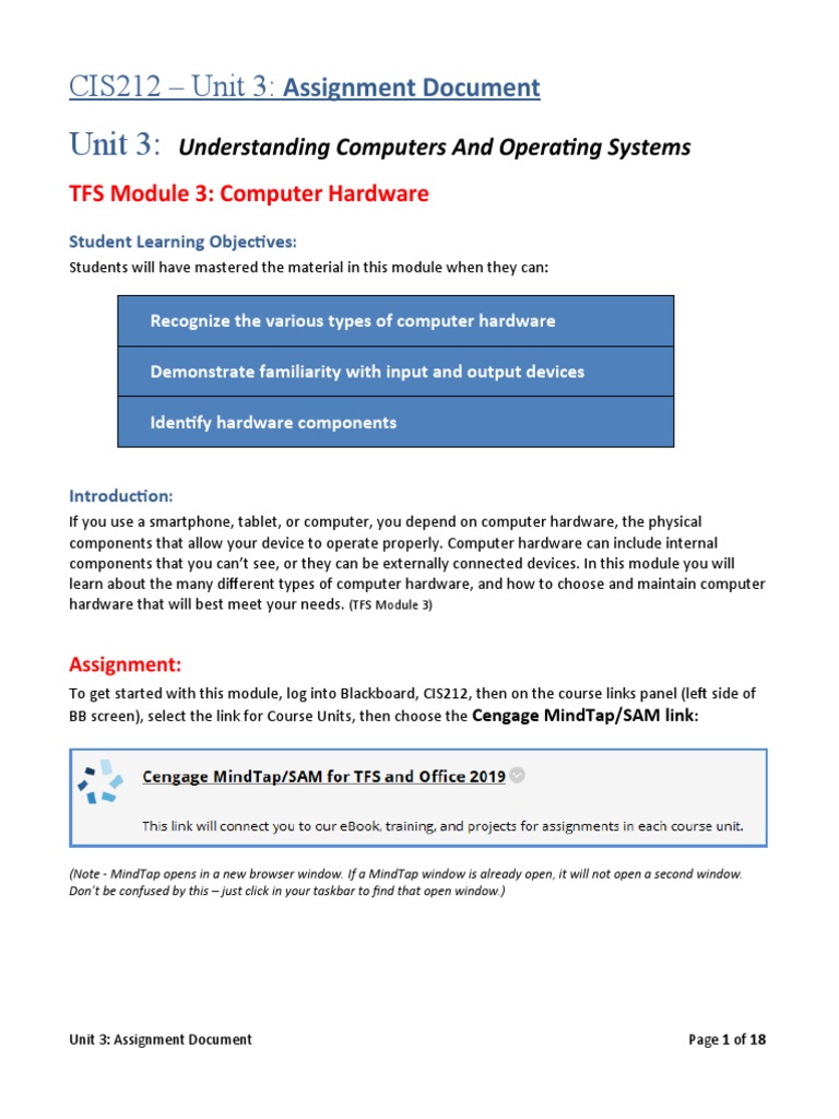 40 - Unit 3 - Assignment Document v1 | PDF | Operating System | Input ...