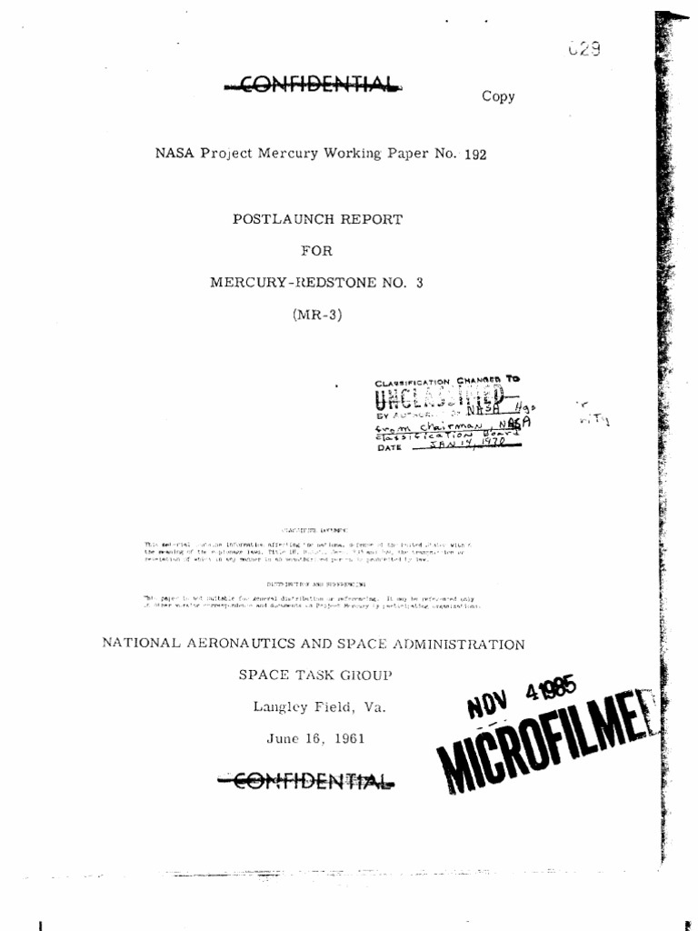 Pilot Voice Communications During The MR-3 Flight | PDF | Project ...