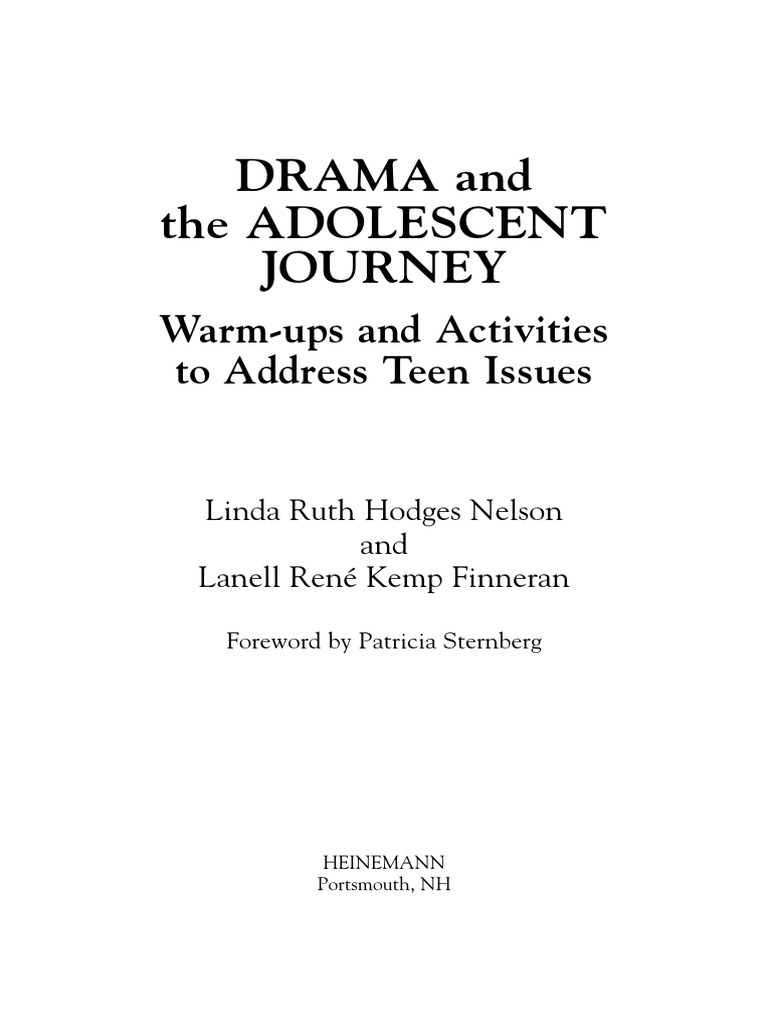 Drama Journey | PDF | Adolescence | Facilitator