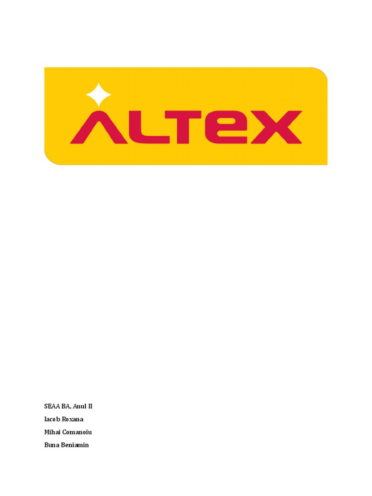 Altex Proiect Done | PDF