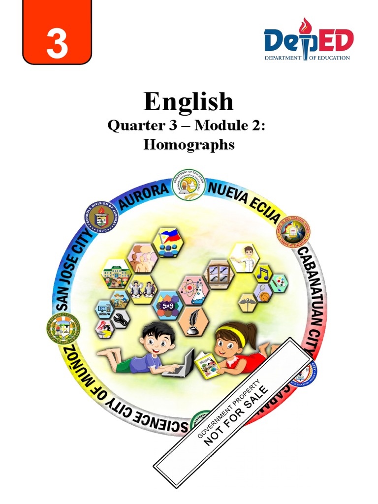 English: Quarter 3 - Module 2: Homographs | PDF | Learning