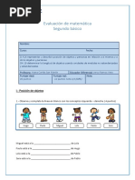 2° Matemática - Guía 50 - Posición de Los Objetos y Personas. (18 ...
