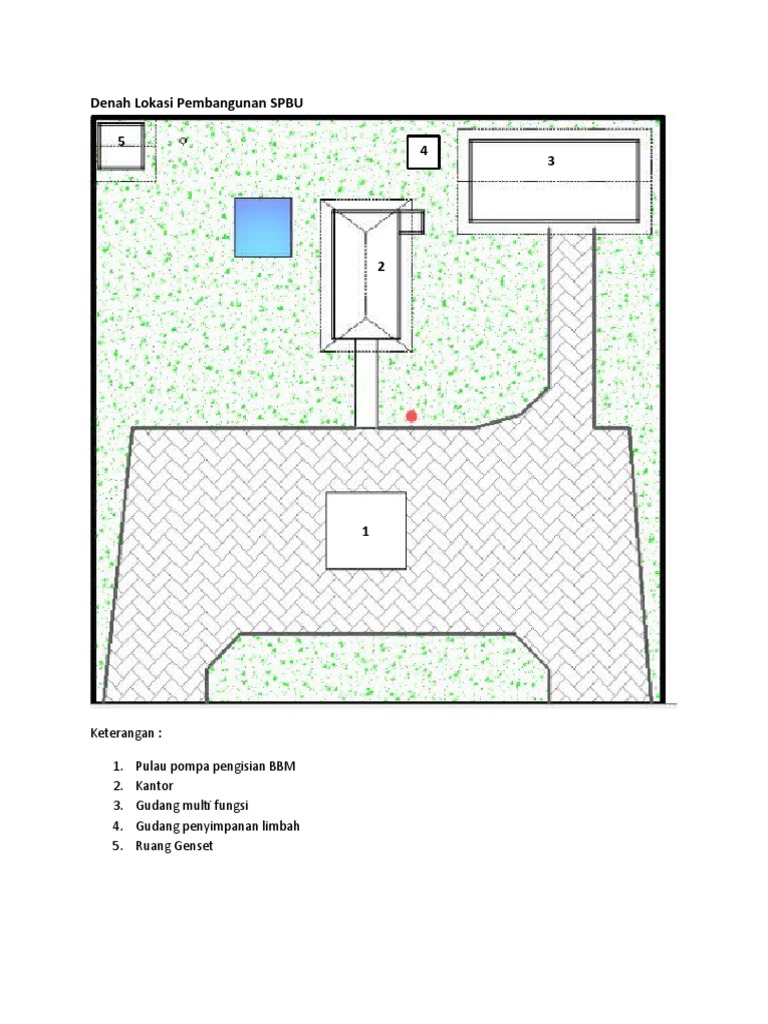 Denah Lokasi Pembangunan SPBU | PDF