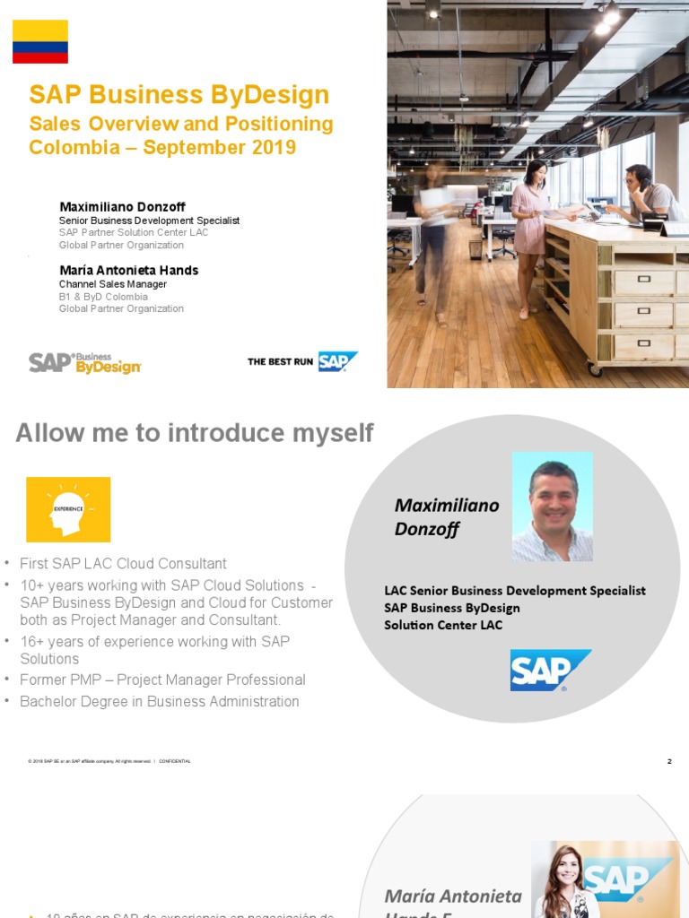 Sap Business Bydesign: Sales Overview and Positioning Colombia - September 2019 | PDF ...