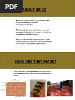 Brick Presentation | PDF | Brick | Cement