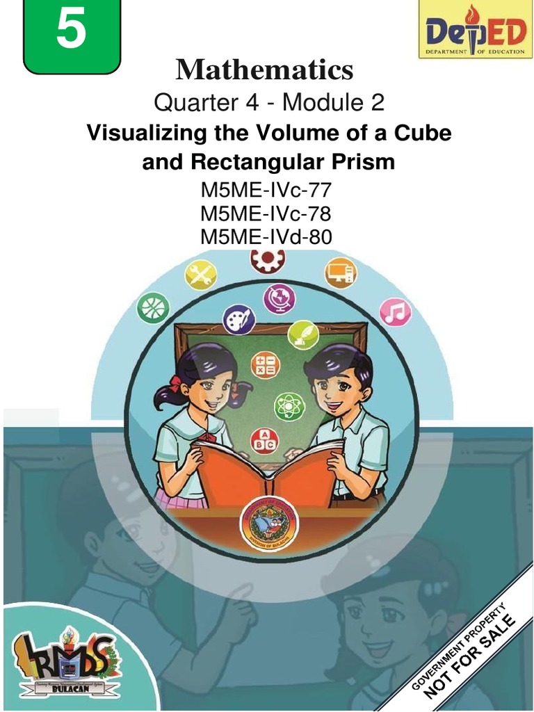 MATH 5 Q4 Module 2 Vizualizing Volume of Cube and Rectangular Prism | PDF | Litre | Volume