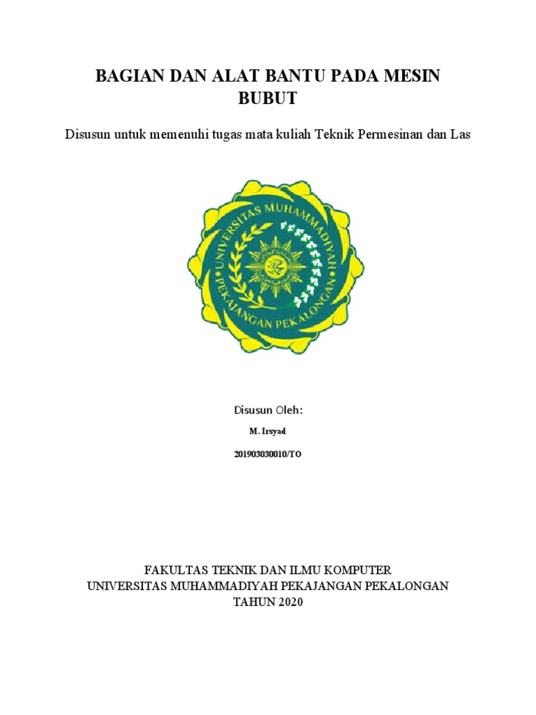 Tugas2 Bagian Dan Alat Bantu Mesin Bubut | PDF