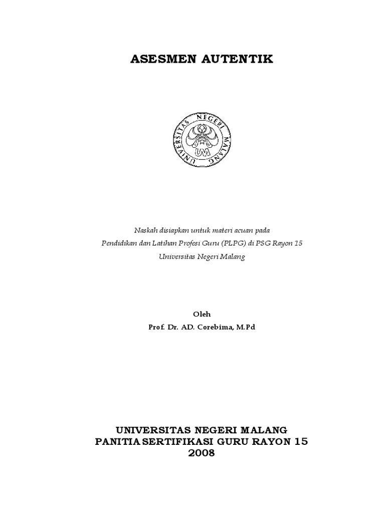 Asesmen Autentik | PDF