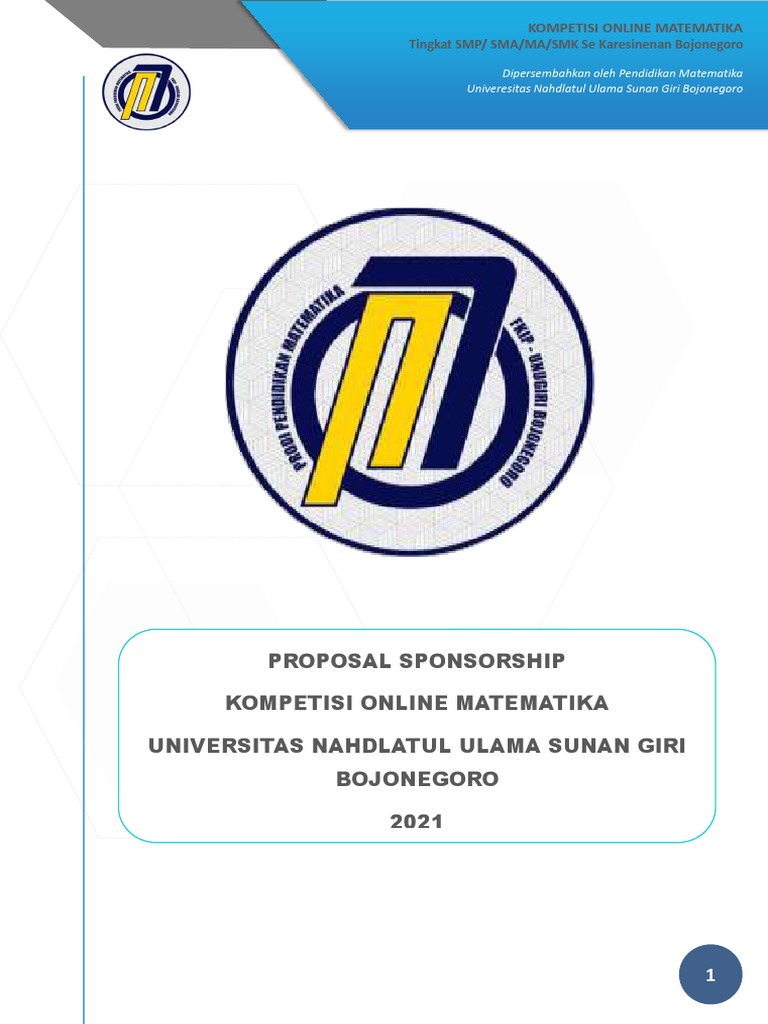 Proposal Sponsorship Komet 2021 Exxon Mobil | PDF