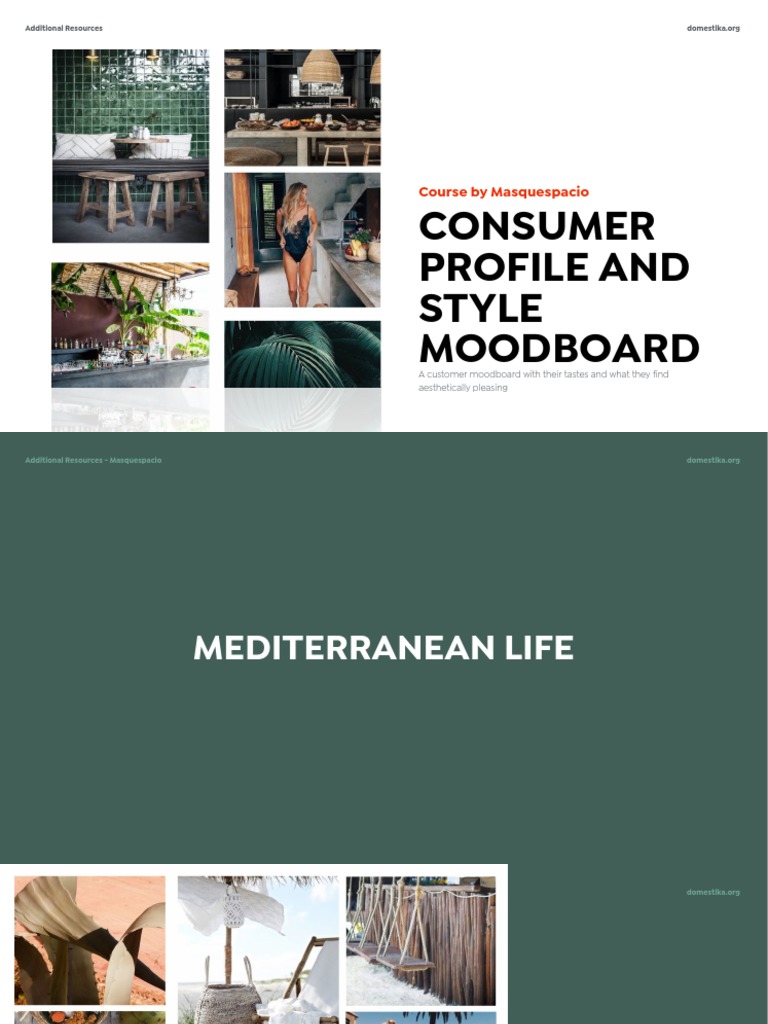 U3 - Customer Profile Moodboard - EN | PDF | Food And Drink