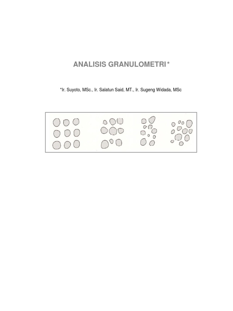 Analisis Granulometri | PDF