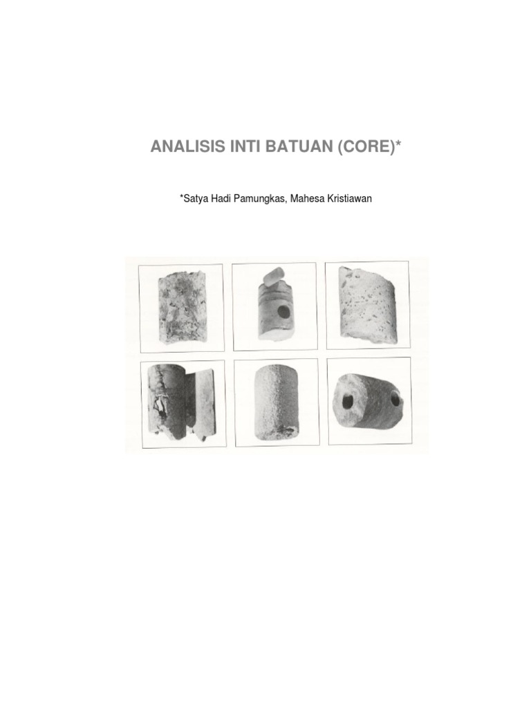 Analisis Inti Batuan - Core | PDF