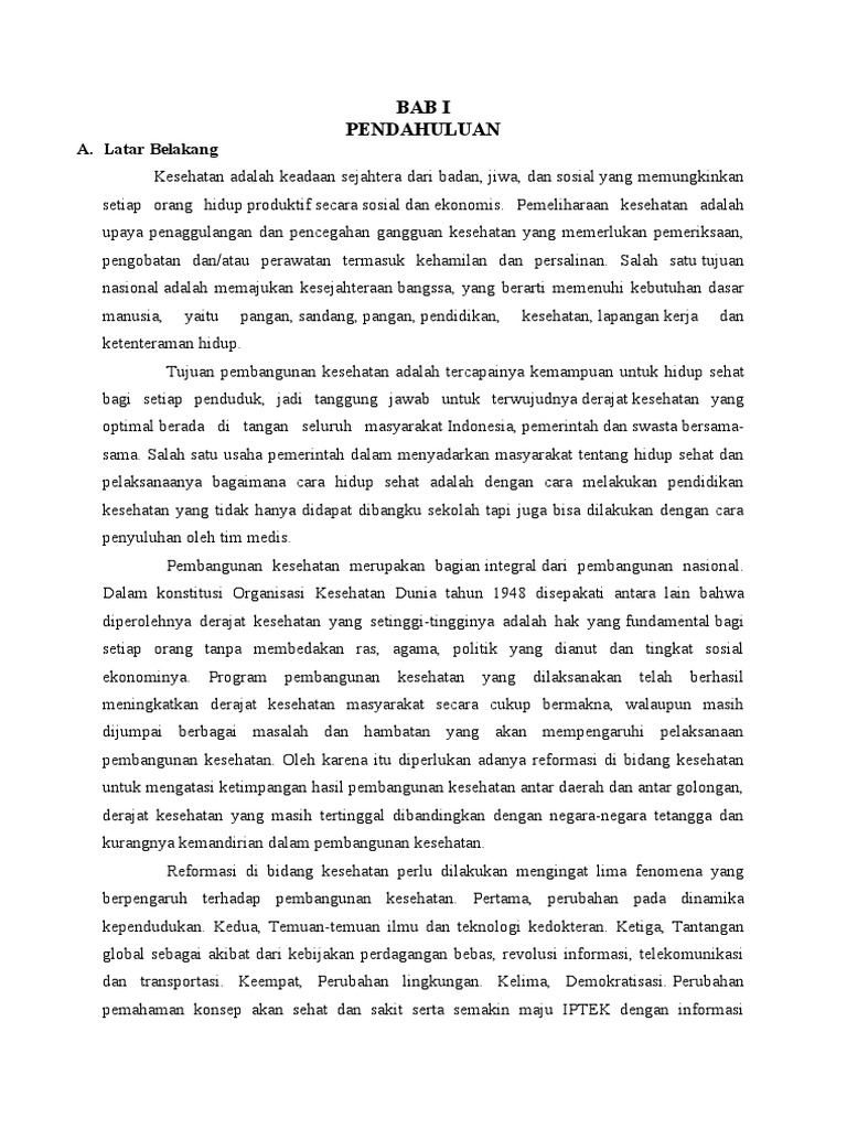 Contoh Makalah Promkes | PDF