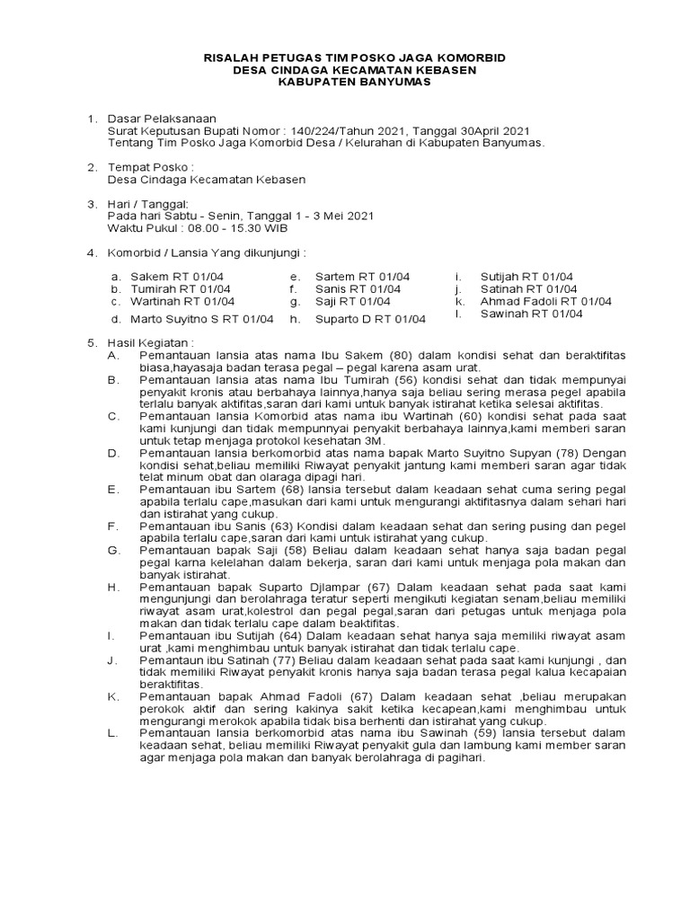 Risalah Mei Setiono | PDF