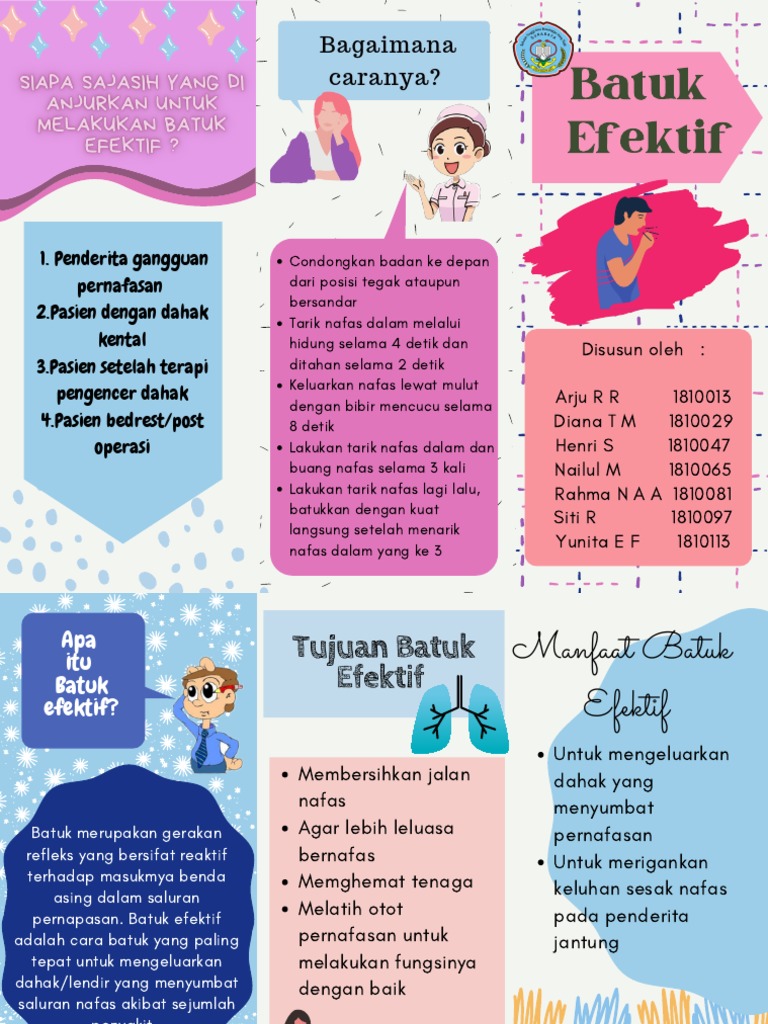 Leaflet Batuk Efektif | PDF
