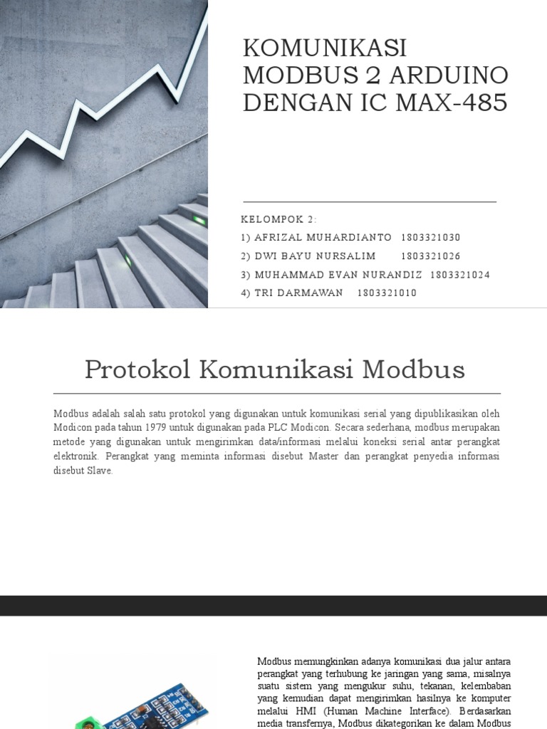 Komunikasi Modbus 2 Arduino Dengan Ic Max-485 | PDF