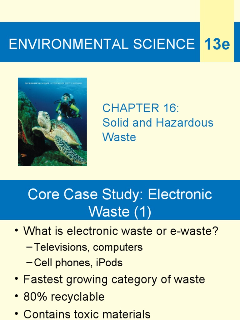 Solid and Hazardous Waste Management | PDF | Recycling | Landfill