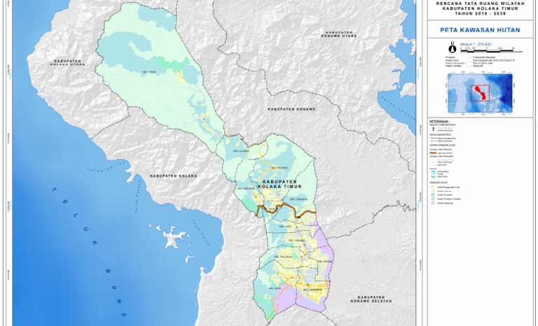 Peta Kawasan Kolaka Timur | PDF