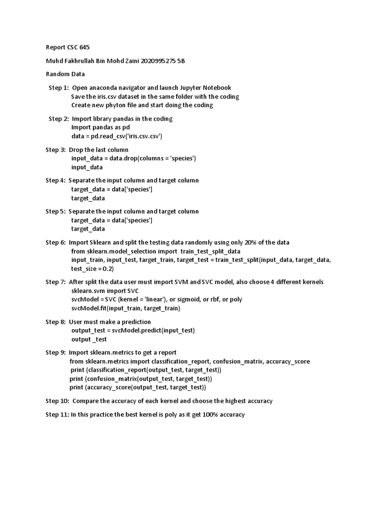 Comparing Kernel Techniques for SVM Classification on Iris Data with Random and Fixed Data ...