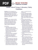 SpongeBob Science Safety Rules | PDF | Experiment | Nature