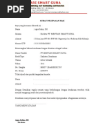 Surat Pelepasan Kendaraan | PDF