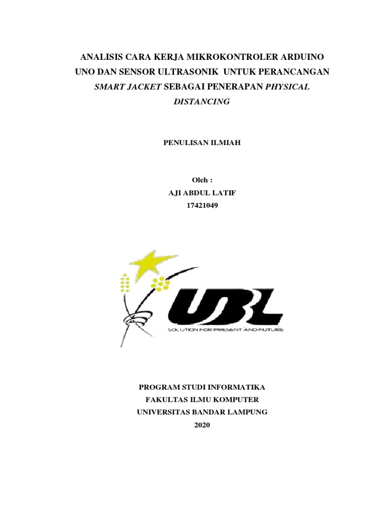 Analisis Cara Kerja Mikrokontroler Arduino Uno Dan Sensor Ultrasonik ...