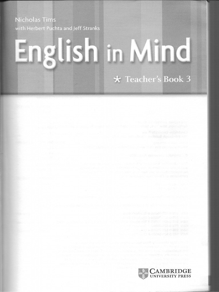 English in Mind 3 Teacher S Book | PDF