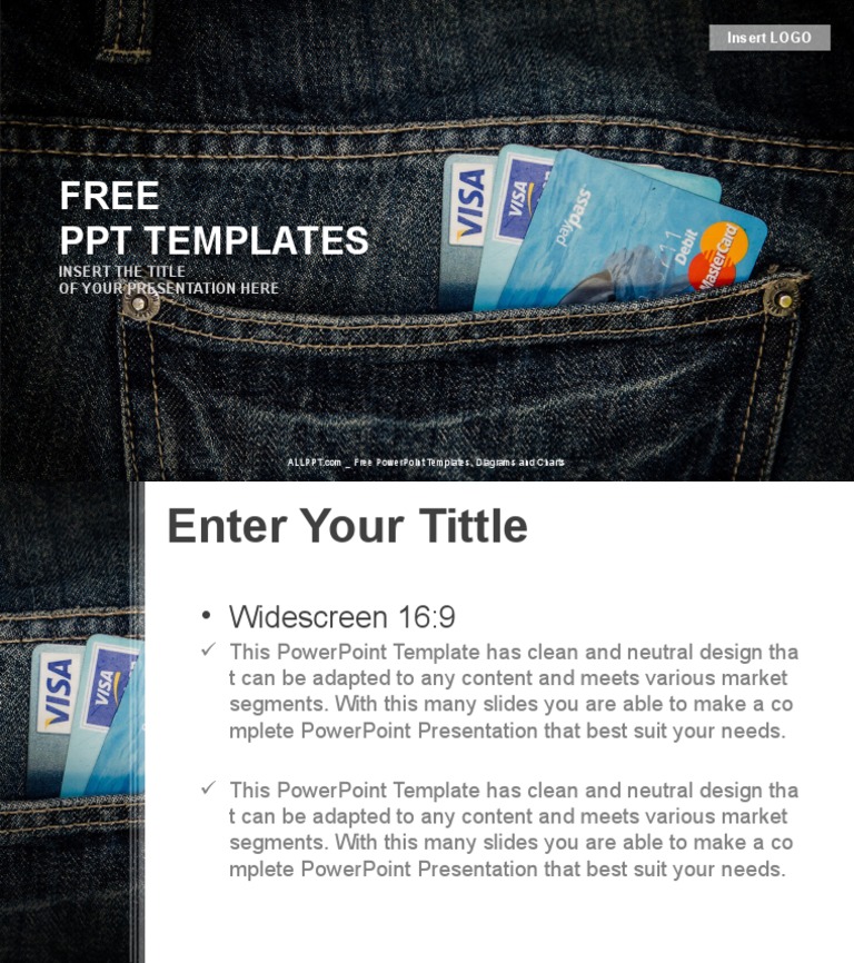 Credit Card Finance PPT Templates Widescreen | PDF | Art