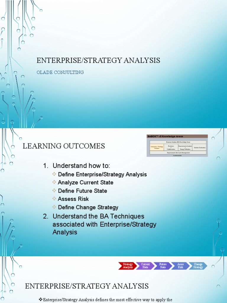 02 BA Training - Enterprise Analysis | PDF | Risk | Strategic Management