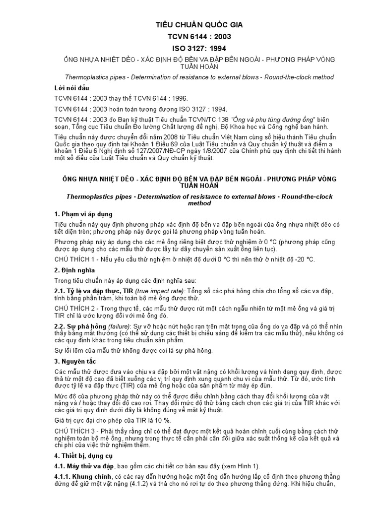TCVN 6144 - 2003 - Iso 3127 - 1994 | PDF
