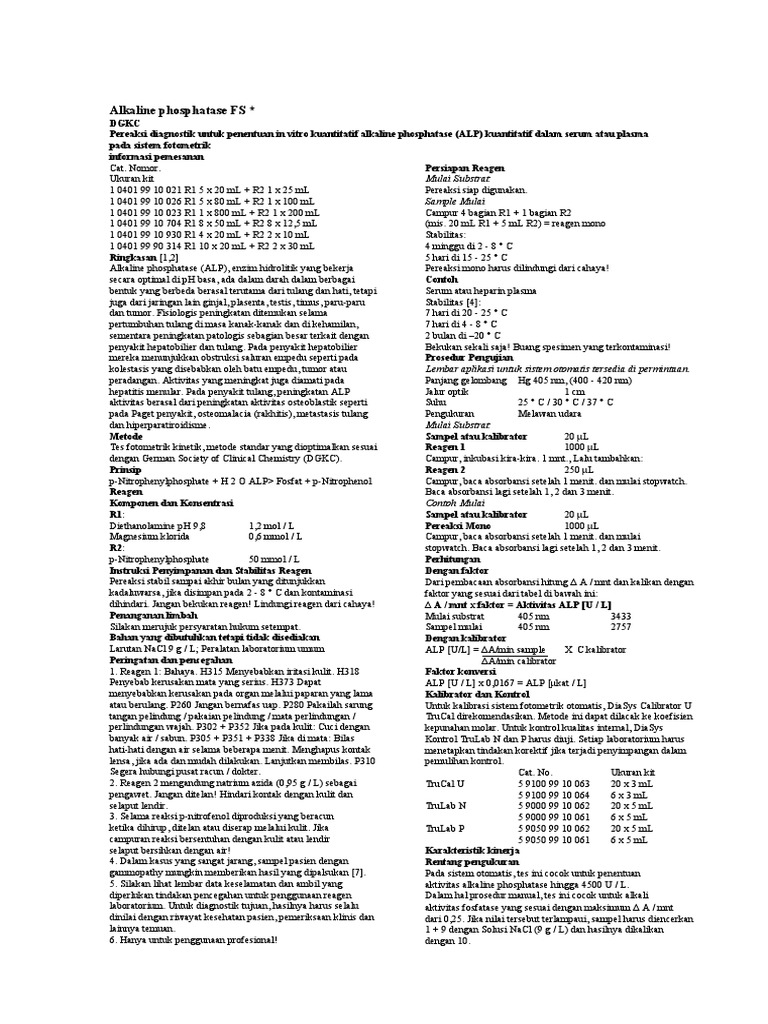Kit Insert Alp | PDF | Kesehatan Holistik | Teknologi & Rekayasa