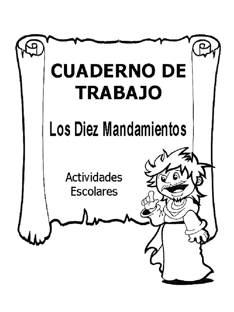 Hoja De Trabajo De Los Diez Mandamientos Católicos